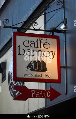 Caffe Barney restaurant and bar on South Granville Street in Vancouver ...