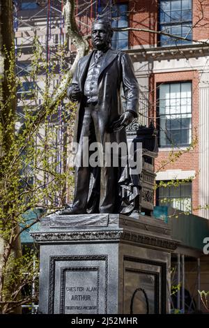 Chester A. Arthur Statue, Madison Square Park, NYC 2025 Stock Photo - Alamy