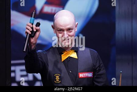 Chris Wakelin during his match against Neil Robertson on day four of ...