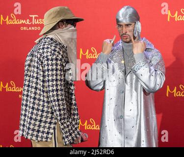 Benito Antonio Martinez Ocasio (aka Bad Bunny), left, and Adam Sandler ...