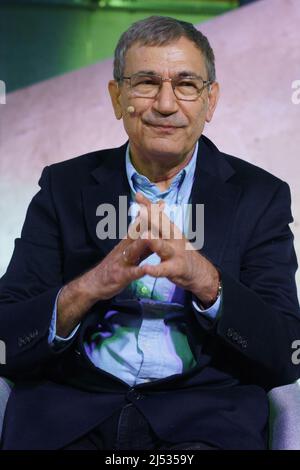 The Turkish writer Orhan Pamuk during his participation in the ...