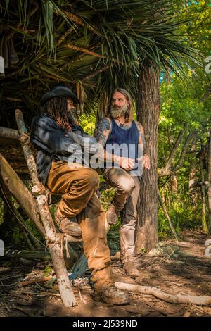 MUD, SWEAT AND BEARDS, (aka MUD, SWEAT & BEARDS), from left: Donny Dust ...