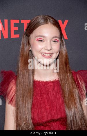 NEW YORK, NEW YORK - APRIL 19: Brooke Timber attends Netflix's "Russian ...