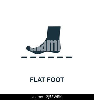 Human feet outline icon, simple stylized footprints. Isolated vector ...
