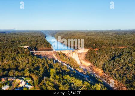 Renewable energy generation by Warragamba dam on Nepean river in the ...