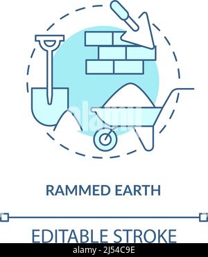 Rammed earth green concept icon Stock Vector Image & Art - Alamy