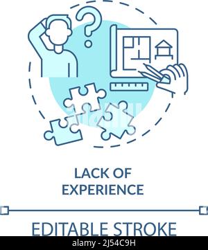 Lack of experience concept icon Stock Vector Image & Art - Alamy