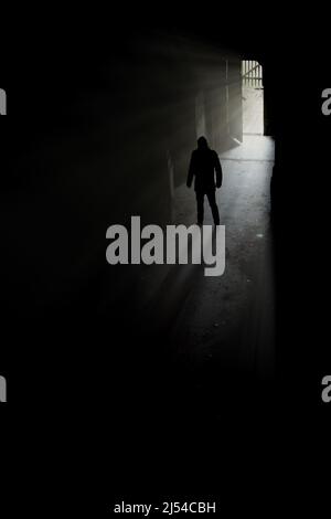 Devil,Horror background for book cover and movie poster Stock Photo - Alamy