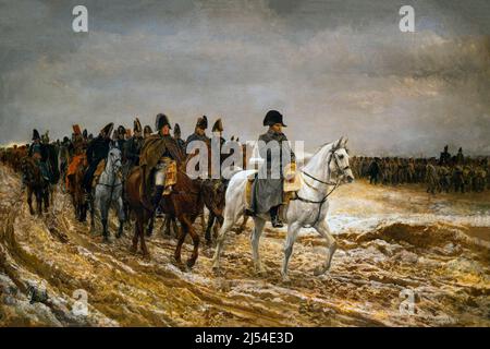 Campagne de France, 1814 by Ernest Meissonier, oil on canvas, 1864 ...