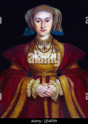 Anne of Cleves" by Hans Holbein the Younger, painted in 1539. Housed at ...