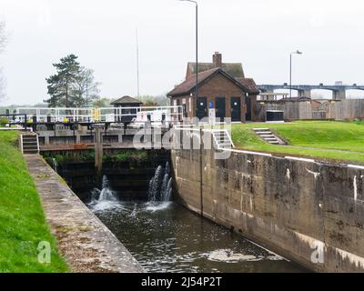 Holme Lock Colwick Sluices built in 1955 to control the water flow of ...