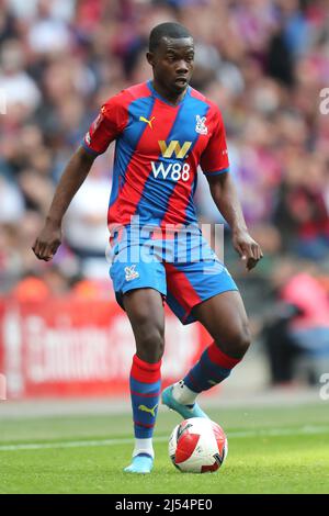 Tyrick Mitchell of Crystal Palace on the ball during the Carabao Cup ...