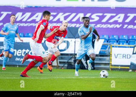 Randers, Denmark. 19th Apr, 2022. Head coach Kent Nielsen of Silkeborg ...
