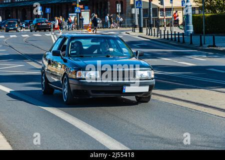 Wroclaw, Poland - May 2021: May cruising of old retro cars of Classic ...