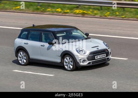 Classic Mini Cooper side view isolated on white background Stock Photo ...