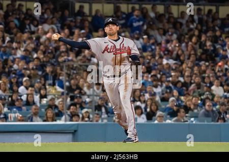 Atlanta Braves third baseman Austin Riley (27) in the sixth inning of a ...