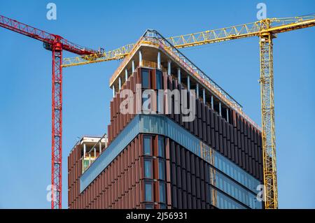 Construction site of the Eclipse office building by the architects ...