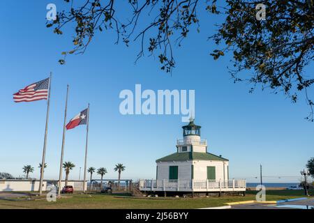 The Half Moon Reef Lighthouse was built in 1858 in Matagorda Bay but ...