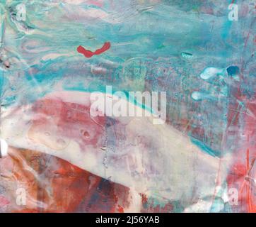 Abstract old chaotic pattern with colorful translucent curved lines ...