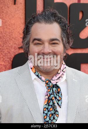 Patrick Gallo walking on the red carpet at the Los Angeles Premiere of ...