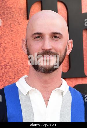 Jesse Scott Egan walking on the red carpet at the Los Angeles Premiere ...