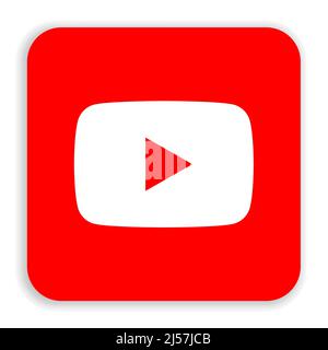 Youtube social media app icon Stock Vector Image & Art - Alamy