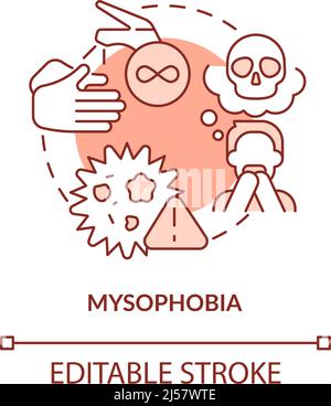 fear phobia problem icon hand drawn Stock Vector Image & Art - Alamy