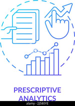 Prescriptive analytics concept icon Stock Vector Image & Art - Alamy
