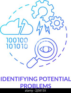 Identifying potential problems concept icon Stock Vector Image & Art ...
