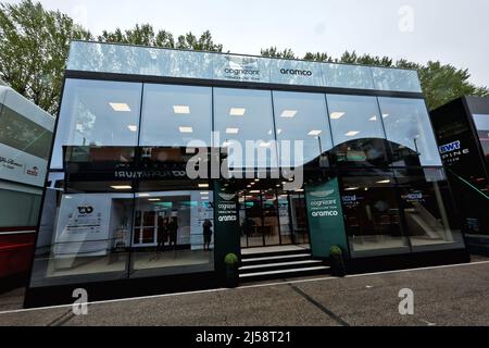 Aston Martin F1 Team motorhome. 11.06.2026. Formula 1 World ...