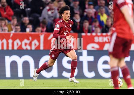 Leroy Sané of Germany dribbles with the ball during the FIFA World Cup ...