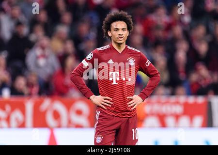 Leroy Sané of Germany dribbles with the ball during the FIFA World Cup ...