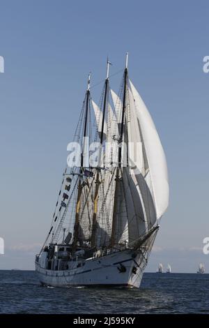 German three masted schooner Grossherzogin Elisabeth Stock Photo - Alamy