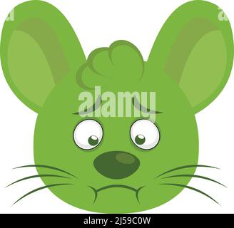 Cartoon dizzy face, vector dizziness emoji with stars over head and ...