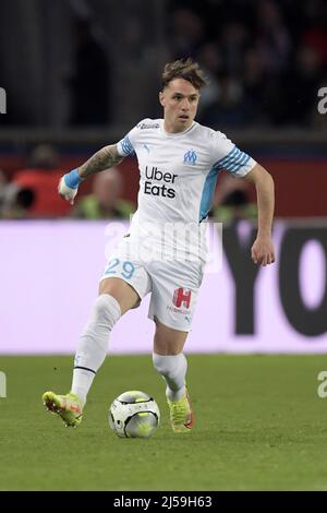 Pol Lirola of Marseille during the French championship Ligue 1 football ...