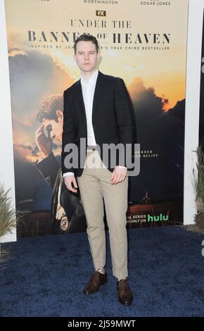 LOS ANGELES - APR 20: Rohan Mead at the FX's Under The Banner of Heaven ...