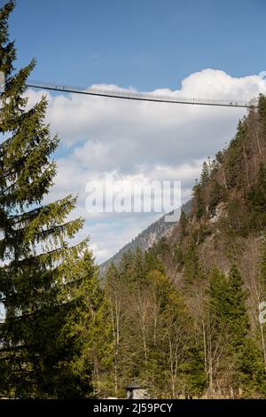 Highline179 Suspension bridge near Reutte, Austria Stock Photo - Alamy