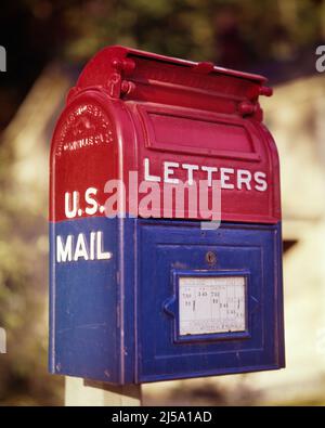 Old American Letter Box Mail Box Stock Photo - Alamy