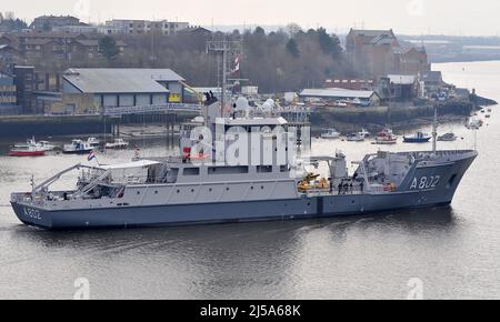 HNLMS Snellius, Dutch Royal Navy, hydrographic surveillance vessel ...