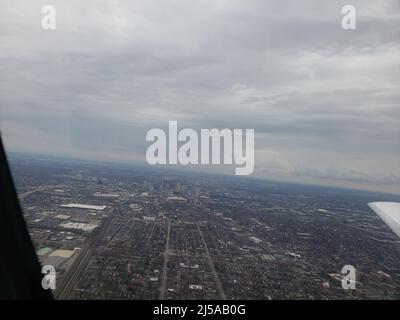 Columbus, Ohio seen from a plane Stock Photo - Alamy