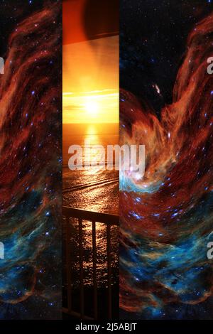 ESCAPE ROOM: Cosmic doorway to the beautiful sunrises of the world seen ...