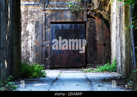 PLUTONIUM 241: These mortar batteries at Fort Hancock were among the ...