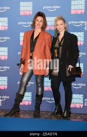 Giulia Vecchio and Francesca Del Fa attend the blu carpet of the ...