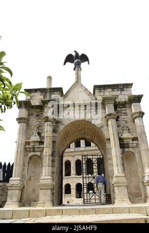 The Rova- The Royal Palace complex at the top of Antananarivo's tallest ...