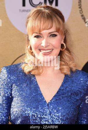 Alicia Malone walking on the red carpet at the 2022 TCM Classic Film ...