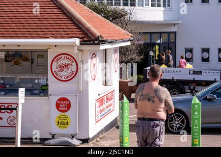 Tubby Isaacs' seafood stall in Aldgate Stock Photo - Alamy