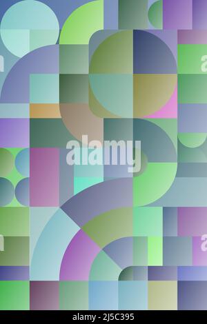 Minimal geometric abstract background. Creative doodle pattern in ...