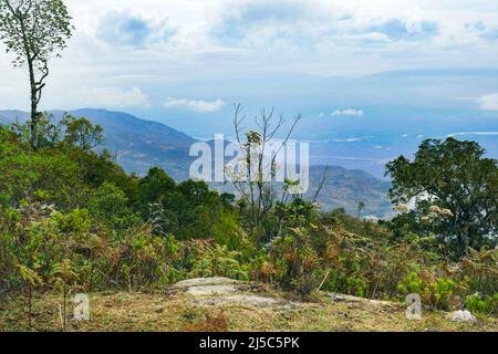 Foggy Mountain landscapes at Mount Mtelo, West Pokot, Kenya Stock Photo ...