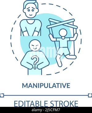 Manipulative concept icon Stock Vector Image & Art - Alamy