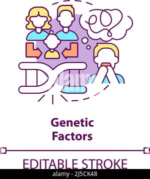 Genetic factor concept icon Stock Vector Image & Art - Alamy